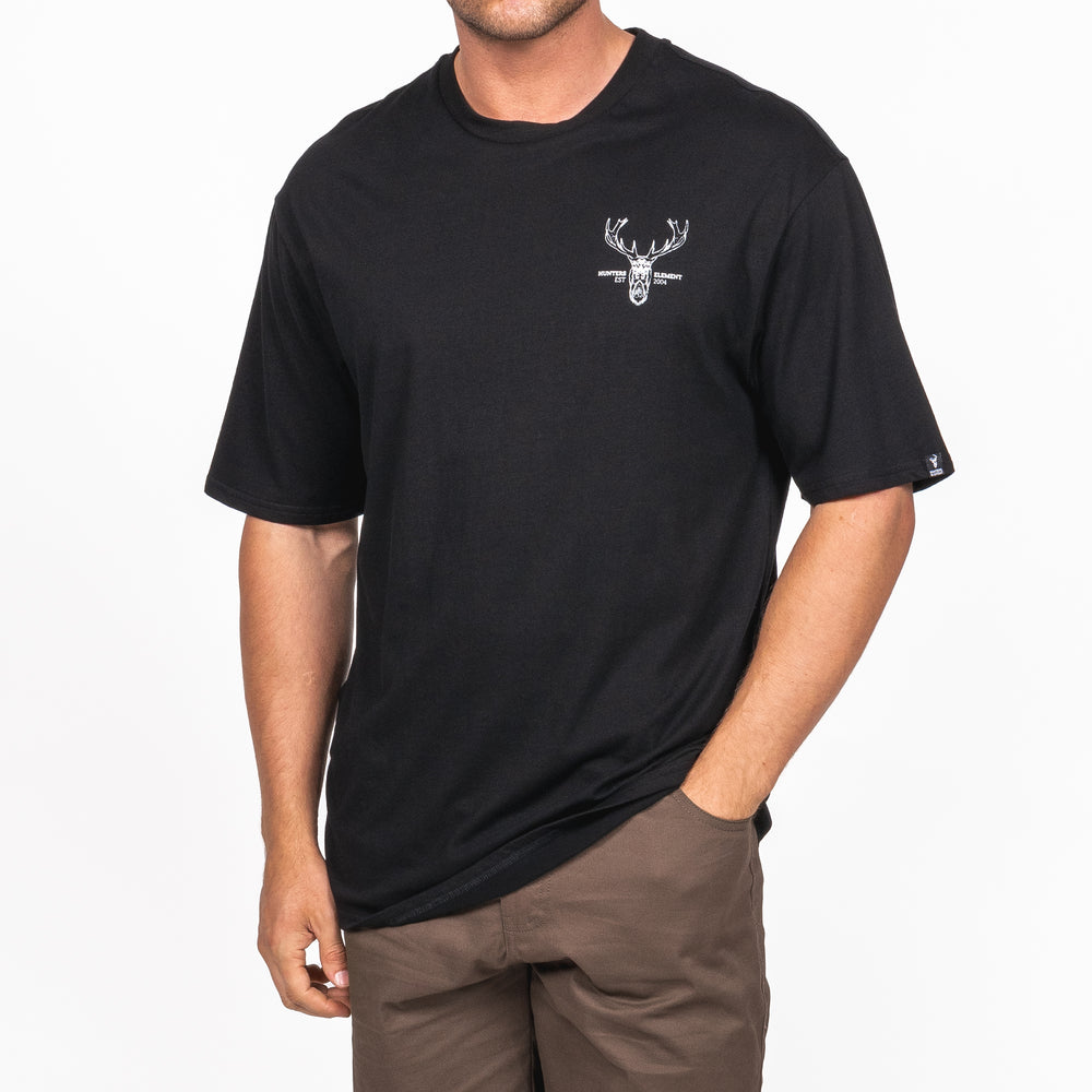 Alpha Stag Tee | Premium Crew Neck - Hunters Element NZ