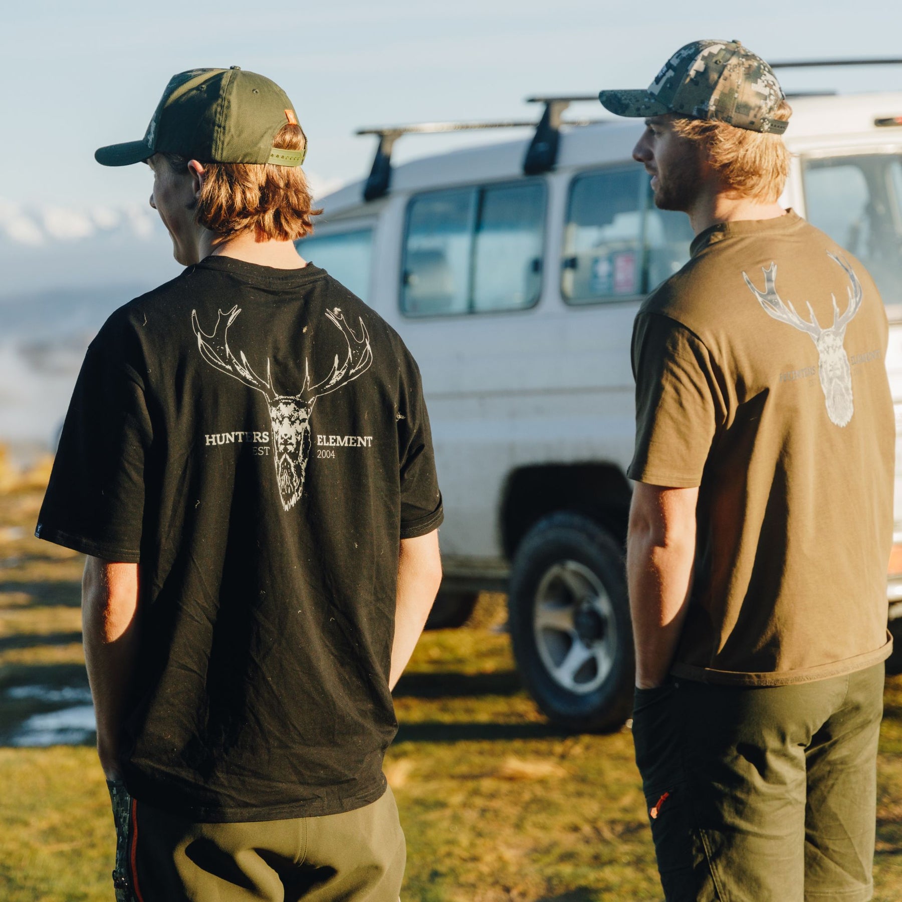 Alpha Stag Tee | Premium Crew Neck - Hunters Element NZ