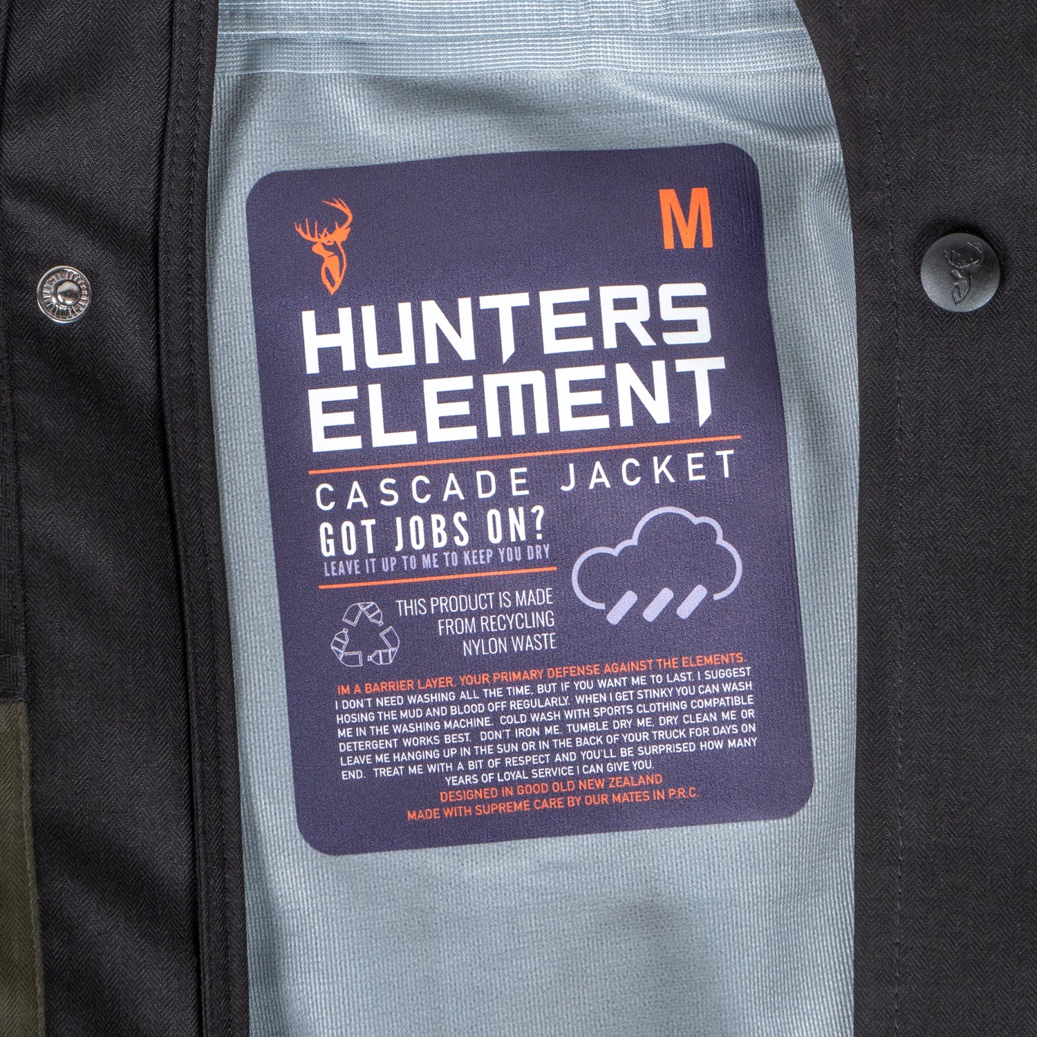 Cascade Jacket | Waterproof Workwear - Hunters Element NZ